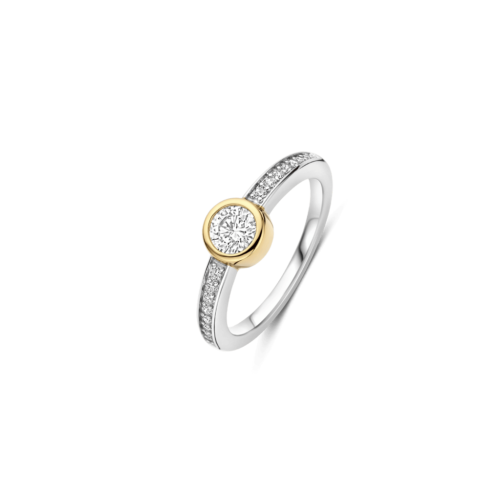 Classic Round Zirconia Ring – TI SENTO